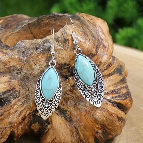 Jewelry | Vintage Jewelry Set Inlaid Turquoise | Poshmark